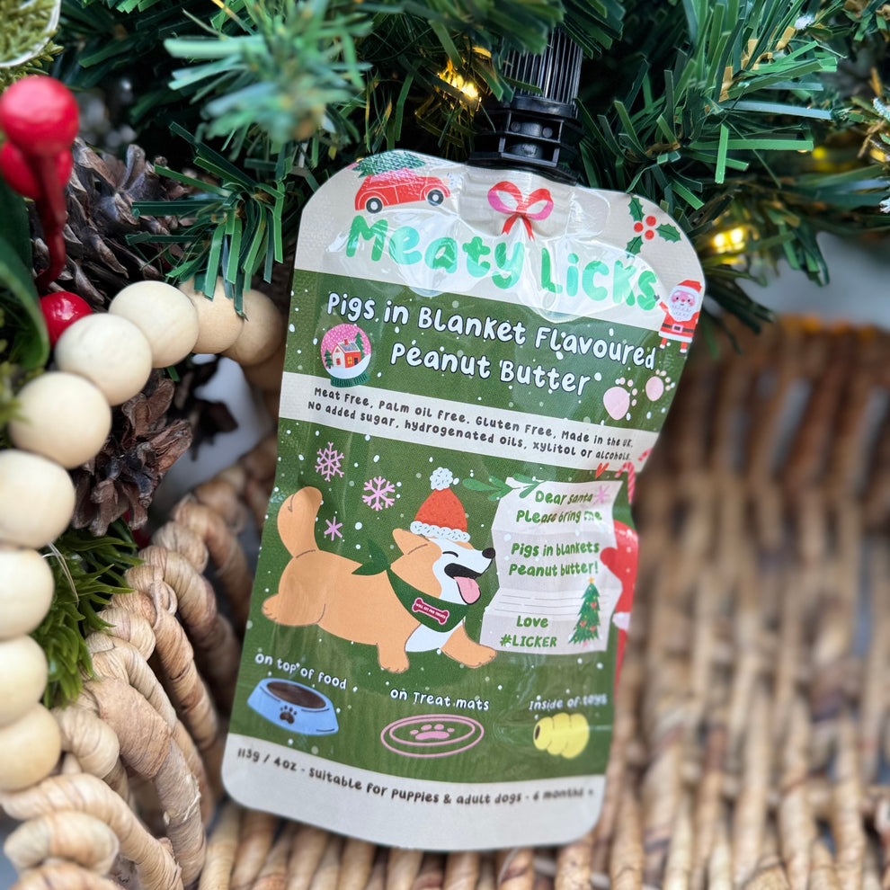 Meaty Licks | Pig's In Blankets Peanut Butter 113g – Louie's Lab